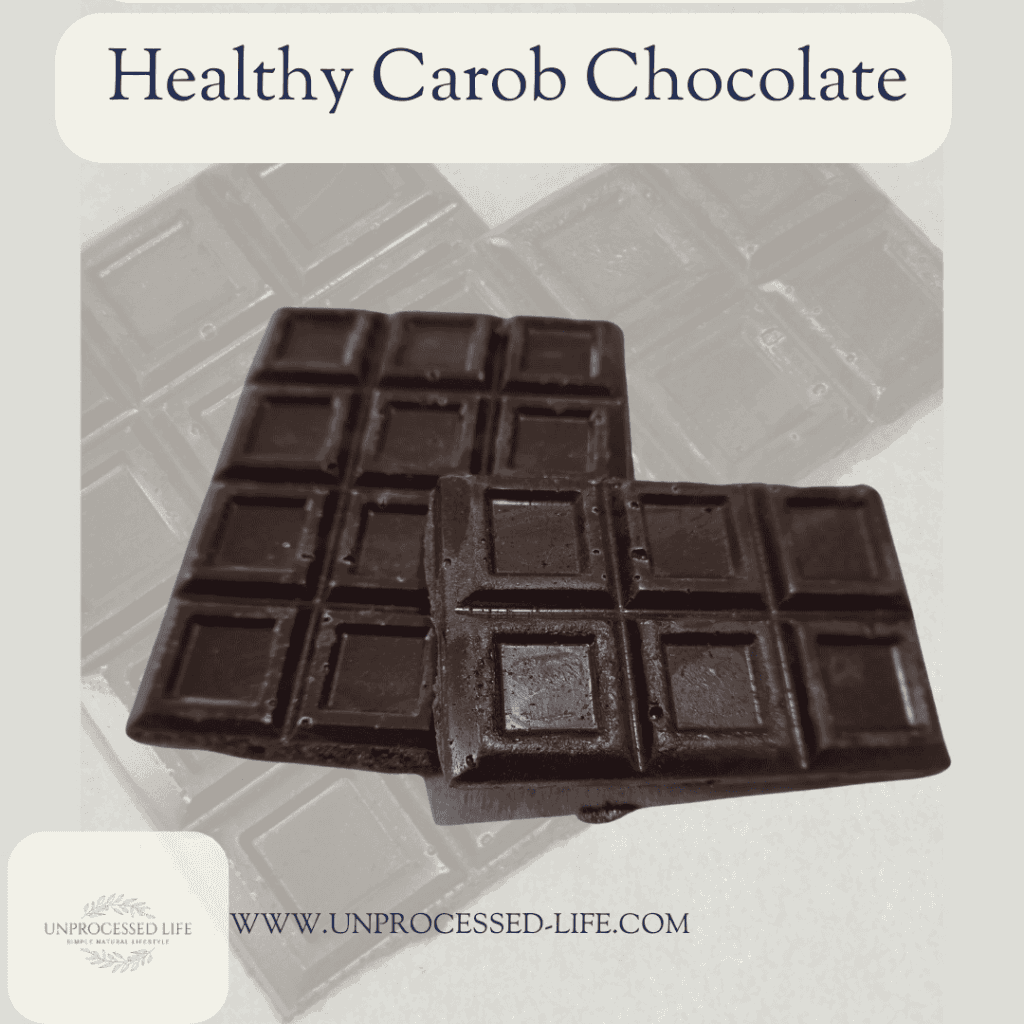 Healthy Carob Chocolate